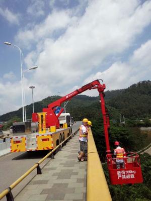 중국 호워 버겟트 형 18m 교량 검사 차량 HZZ5311JQJ18 판매용