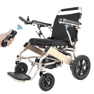China 601L Reclining Lightweight Folding Electric Wheelchair with LCD Voice Joystick and Honeycomb Solid Wheel Motorized Wheelchairs à venda