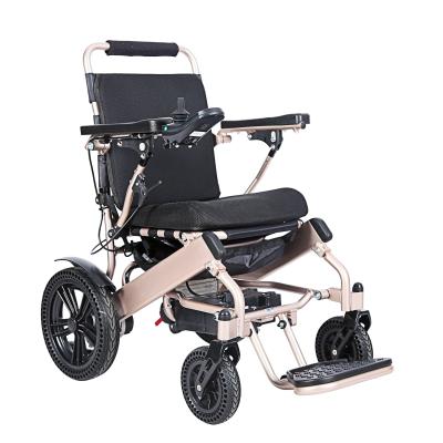 China KSM-601L Reclining Remote Electric Wheelchair with Newest LCD Voice Joystick Controller Folding Solid Wheel Electric Wheelchair à venda