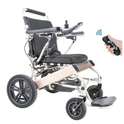 China KSM 601L Reclining Wheelchair with LCD Voice Joystick Controller Remote Control Motorized Wheelchairs with Honeycomb Solid Wheel à venda