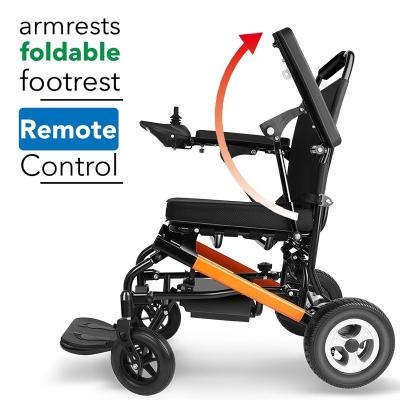 China KSM-602 New foldable electric wheelchair scooter aluminum lightweight power wheel chairs with lithium battery à venda