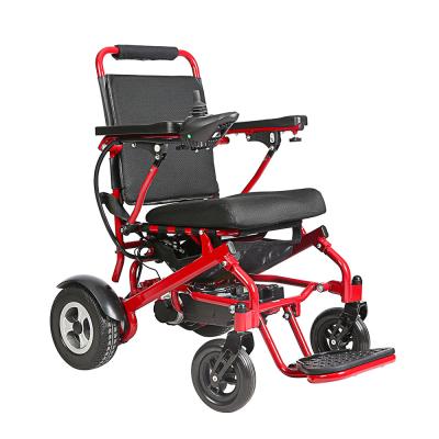 China KSM-602 Lightweight power electric wheelchair easy folding motorized auto folding and opening electric wheelchair à venda