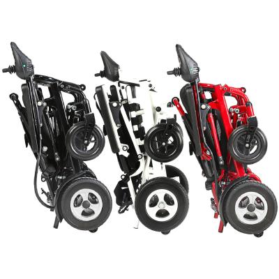 China KSM-602 510K certificate folding electric wheelchair for the elderly people disabled lightweight wheelchair with CE à venda