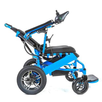 China KSM-601P Reclining Disabled Lightweight Folding Smart Electric Wheelchair With Extra Wide Seat for Disabled à venda