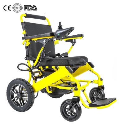 China KSM-601P Extra Wide Seat Electric Wheelchair 150kg Capacity Foldable Portable Lithium Battery Power Wheelchair for Elderly à venda
