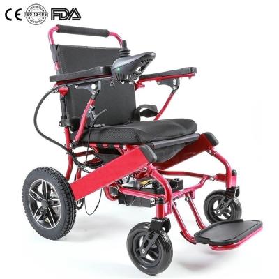 China KSM-601P New Trending Ultra Lightweight Widen Seat Wheelchair Foldable Portable Electric Power Recliner Wheelchair for Disabled à venda