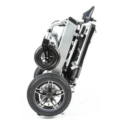 China KSM-601P Rehabilitation Therapy Supplies Properties Folding Economical Reclining Widen Electric Wheelchair With Remote Control à venda