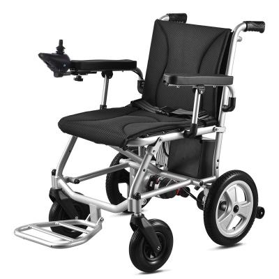 Cina KSM-611 New Style Airline Approved Light Weight Electric Aluminum Folding Wheelchair for Adult Use in vendita