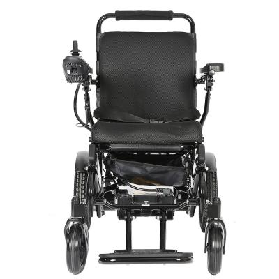 Cina KSM-601 Portable Reclining Mobility Scooters and Wheelchairs Anti-decubitus Latex Cushion Foldable Electric Wheelchair for Adult in vendita
