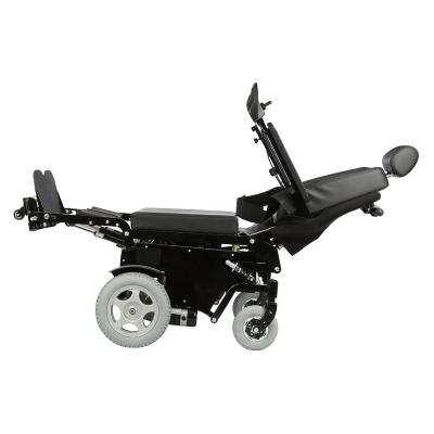 Cina KSM-311 Standing power wheelchair 2022 new design remote control reclining wheelchair for heavy duty handicapped in vendita