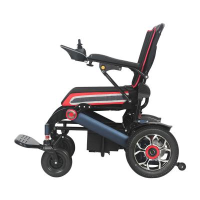 Cina KSM-605 Plus 2022 Amazon Best Selling Remote Control Auto Folding Wheelchair Portable Light Electric Wheelchair For Disabled in vendita