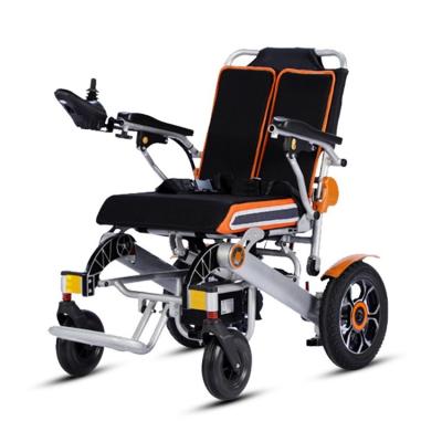Cina KSM-605 Plus Cheapest Handicapped Portable Folding Recliner Motorized Automatic Power Electric Wheelchair for Disabled in vendita