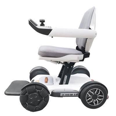 Cina KSM-901 4 Wheeled electric mobility scooter all terrain foldable electric wheelchair mobility scooters for elderly in vendita