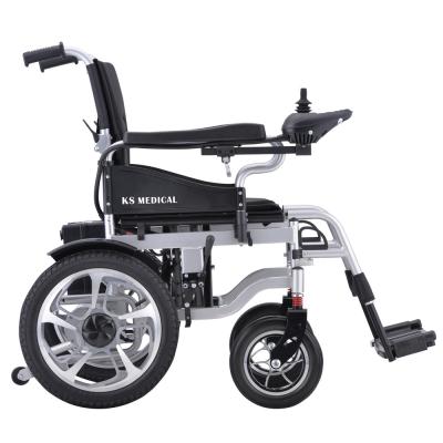 Cina KSM-501P Cheapest Handicapped Folding Motorized Automatic Cheap Wheelchair Smart Drive Electric Wheelchair in vendita