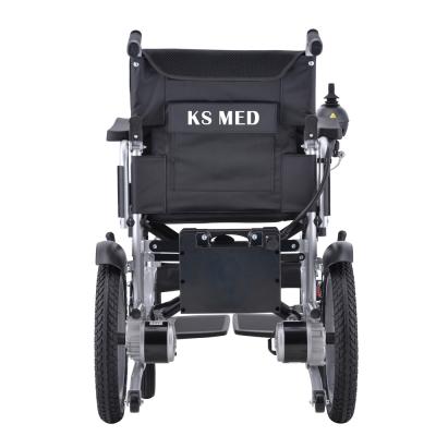 Cina KSM-501P Top seller Cheapest Folding Electric Wheelchairs Cheap Foldable Wheelchair Electric with Motor in vendita