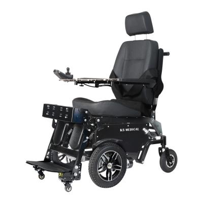 Cina KSM-311 Standing Electric Wheelchair Heavy Duty Rehabilitation Equipment Wheelchair Recline Standing Wheel Chair in vendita