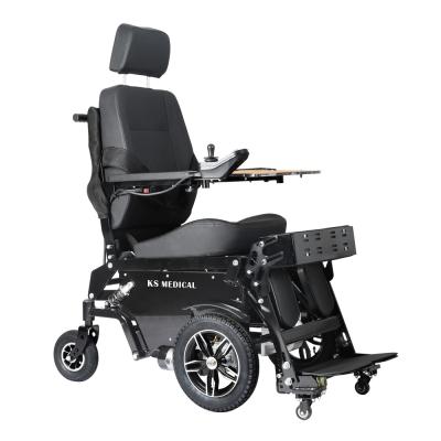Cina KSM-311 Ajustable Power Stand Up Reclining Wheelchair Heavy Duty Motorized Electric Standing Wheelchair in vendita