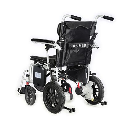 Cina KSM-509 Electric Wheelchair Lightweight Only 16.5 kgs Foldable in China Portable Remote Control Mobility Wheel Chair in vendita