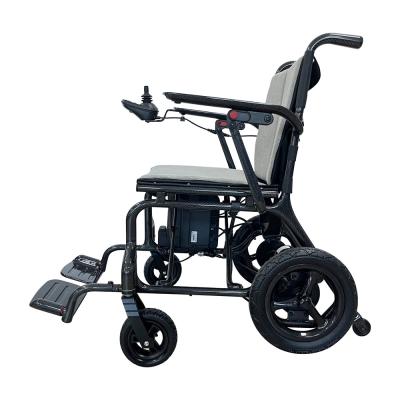 China KSM-507 2023 Hot Sale New Portable Foldable Lithium Battery Reclining Travel Wheelchair Carbon Fiber Electric Wheelchairs Te koop