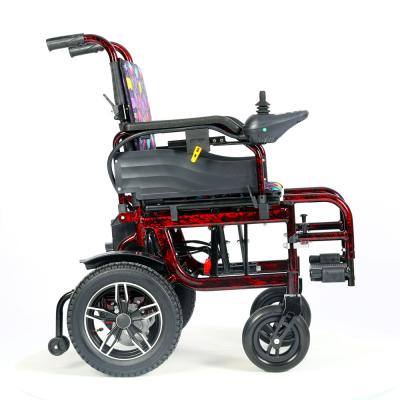 Cina KSM-503C Automatic High Power of Motor Steel Children Wheelchair Buy Small Electric Light Weight Aluminum Wheelchair Foldable in vendita