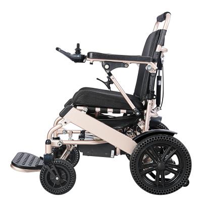 Cina KSM-601L Recliner Electric Wheelchair with Controller Reclining Power Wheelchair with Honeycomb Solid Wheel in vendita