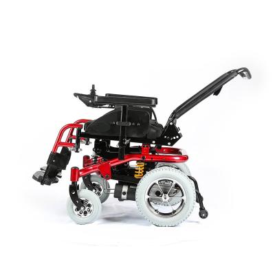 Cina KSM-510 Heavy Duty High Back Folding Handicapped Electric Motorized Wheelchair All Terrain Power Wheelchair in vendita
