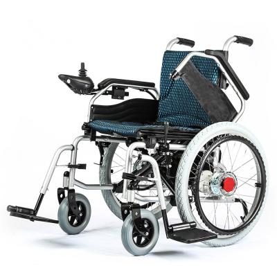 Cina KSM-501 2023 Best Sales Factory Electric Travel Wheelchair Motor Folding New Power 18 inch Wheelchairs in vendita