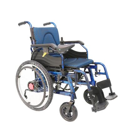 Cina KSM-502 24inch Motor Power Wheelchair Lightweight For Disabled Reclining Foldable Electric Wheelchairs in vendita