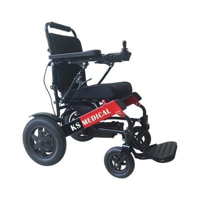Cina KSM-601S 500W Brushless Motor Electric Foldable Power Wheel Chair Remote Reclining Wheelchairfor Travel in vendita