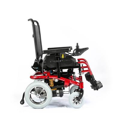 Cina KSM-510 New Upgrade Aluminum Alloy Heavy Duty Off-road Electric Wheelchair for Disabled All Terrain Power Wheelchair in vendita