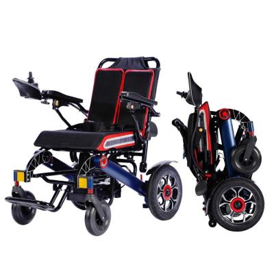 Cina KSM-605 Plus Fully Automatic Folding Remote Controller Lightweight Power Foldable Reclining Electric Wheelchair in vendita