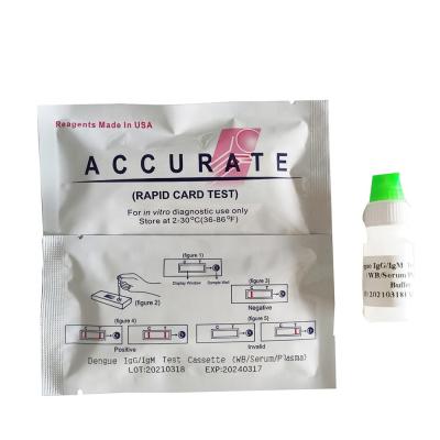 Cina Rapid Cassette Test Kit Dengue NS1/IgG/IgM Antigen Antibody Combo Test in vendita