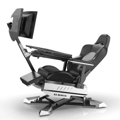 Cina Comfortable Ergonomic Gaming Chair Computer Racing Cockpit Chair With LED in vendita