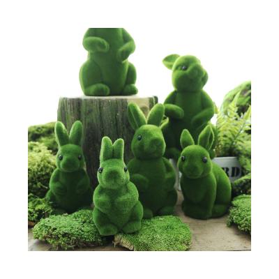 Cina Simulazione decorativa di plastica Moss Rabbit Plant dei rifornimenti del giardino in vendita