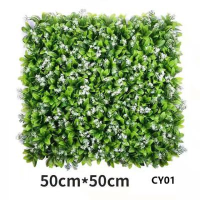中国 プラスチック外部の建物および庭の装飾の緑の両掛けの壁パネルの人工的な壁 販売のため