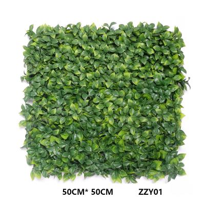 中国 プラスチック緑の草木の家のレストランの屋内装飾のための人工的な植物の壁の背景幕 販売のため