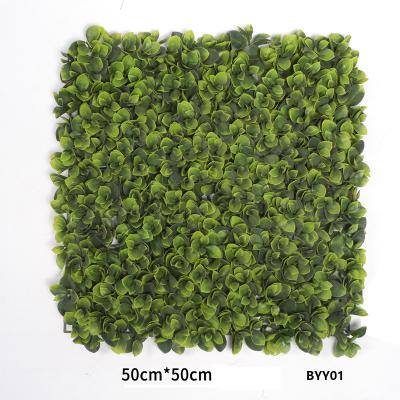中国 Realiticのプラスチック外部の建物および庭の装飾の緑の両掛けの壁パネル 販売のため