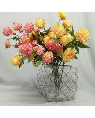 中国 小さい野生のヒナギクの現実的な造花のバルコニーのダイニング テーブルの居間の擬似花 販売のため