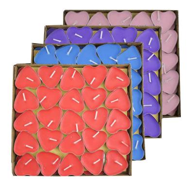 Cina Proposta che non dà fumo a forma di di San Valentino di compleanno della candela del cuore da 2 ore piccola candela in vendita