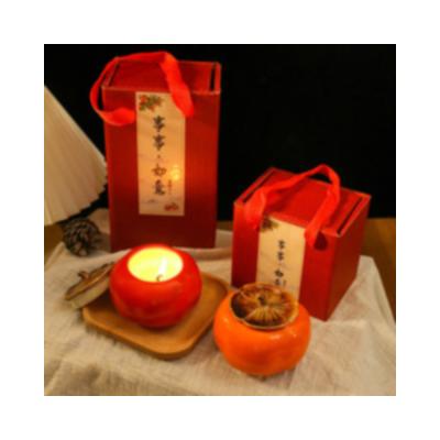 Cina La decorazione domestica sicura fornisce il barattolo del cachi del contenitore di regalo della candela dell'aroma di Diy in vendita
