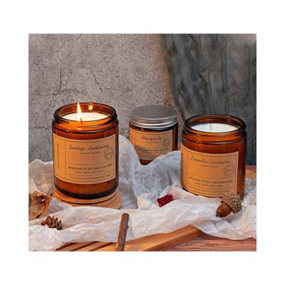 Cina Candela profumata profumata secca cera dell'olio essenziale dei fiori eterni del regalo di nozze della candela del fiore della soia in vendita