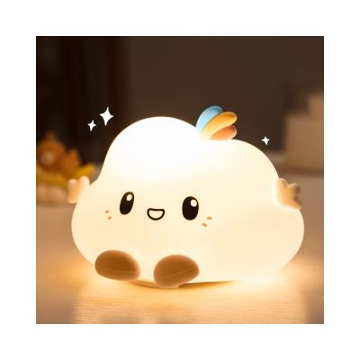 Cina Piccola luce notturna creativa del silicone di Pat Light Birthday Gift Novelty del silicone della camera da letto delle luci in vendita