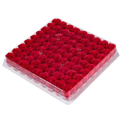 Cina regalo profumato di San Valentino di nozze del fiore di 81Pcs Rose Bath Body Floral Soap in vendita