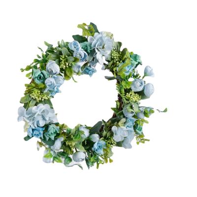 Cina I rifornimenti della decorazione di festival di attaccatura di parete hanno simulato Garland Roses For Front Door in vendita
