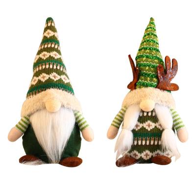 Cina Rifornimenti anonimi della decorazione di Natale dell'uomo anziano di Santa Doll Antlers Cute Knit in vendita
