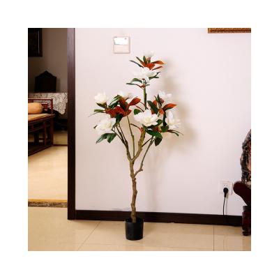 China De kunstmatige installatie van de Magnolia binnen ingemaakte decoratieve valse boom Te koop