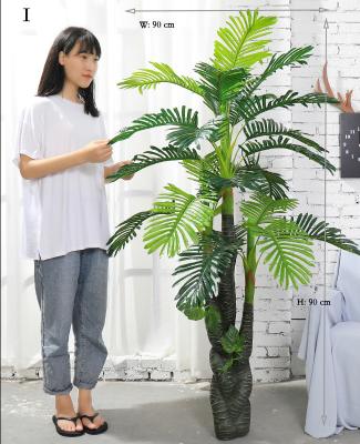 China De hete Boom van Banyan van Verkoop Plastic Groene Installaties Kunstmatige voor de Binnendecoratie van de Huistuin Te koop