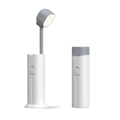 중국 1200/5000mAH 배터리 재충전 적색 USB LED 눈 보호 테이블 램프 강력 판매용