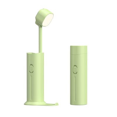 중국 1200/5000mAH 배터리 재충전 적색 USB LED 눈 보호 테이블 램프 강력 판매용