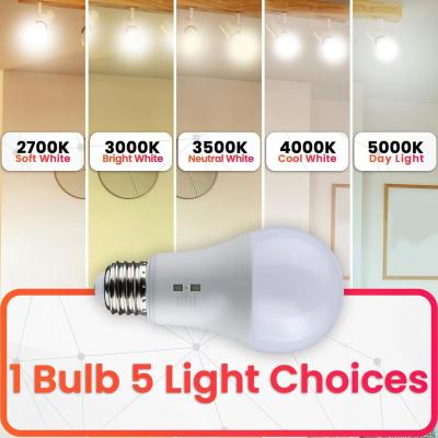 중국 10W 1100 루멘 2700-6500K 낮 빛 5CCT LED 전구 AC 85-265V 램프 빛 흐름 lm 판매용